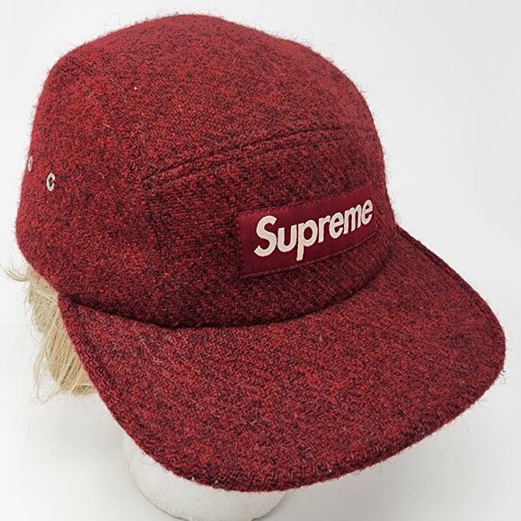 Supreme | Accessories | Supreme Mens Box Logo Harris Tweed Wool 5 Panel ...